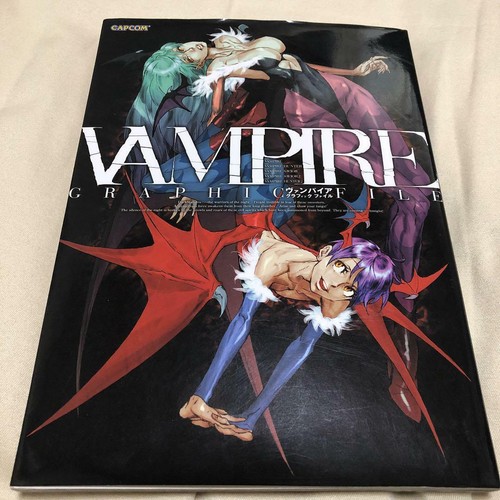 VAMPIRE HUNTER DARKSTALKERS GRAPHIC FILE PS2 ART BOOK | eBay