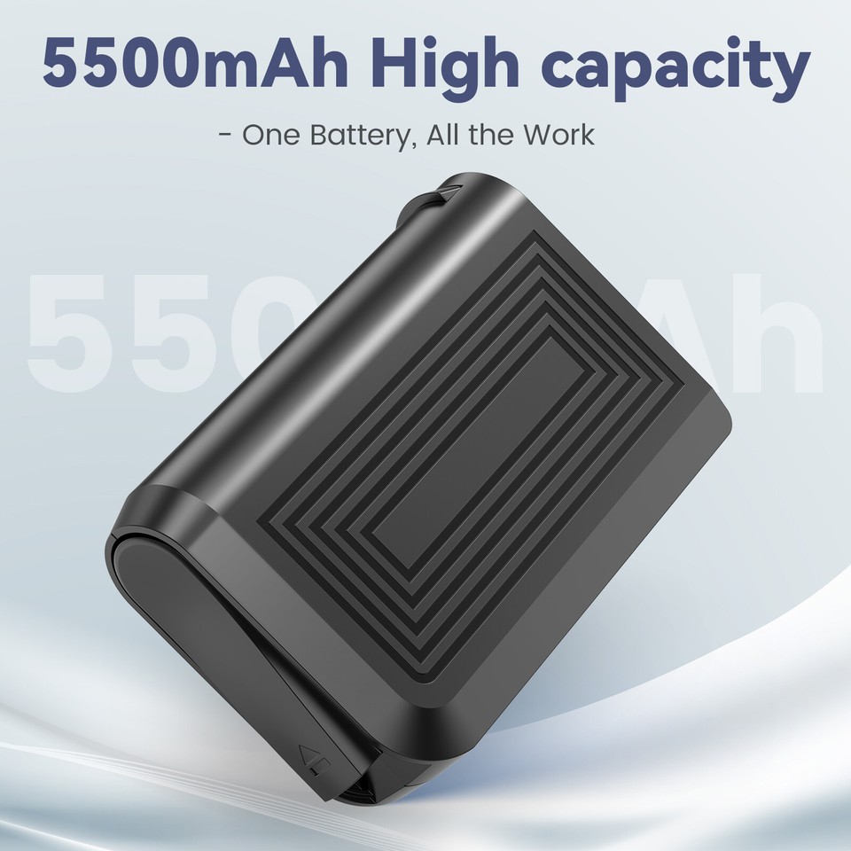 18V 5.5Ah Li-ion Battery Charger for Hoover LINX BH50000 BH50010 ...
