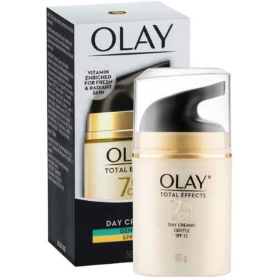 Olay Total Effects 7 In One Day Cream Gentle Moisturiser SPF 15 50g ...