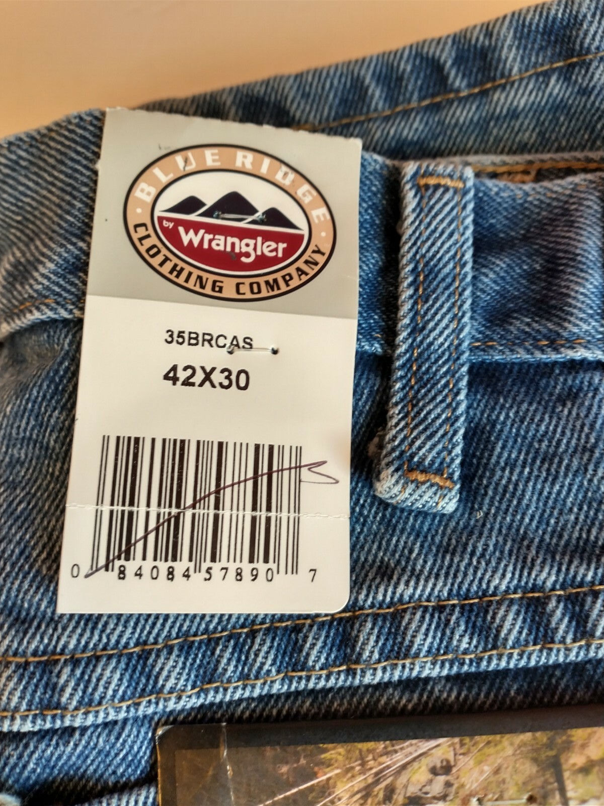 Mens Blue Ridge Clothing Company By Wrangler Blue Jeans Relaxed Fit ...