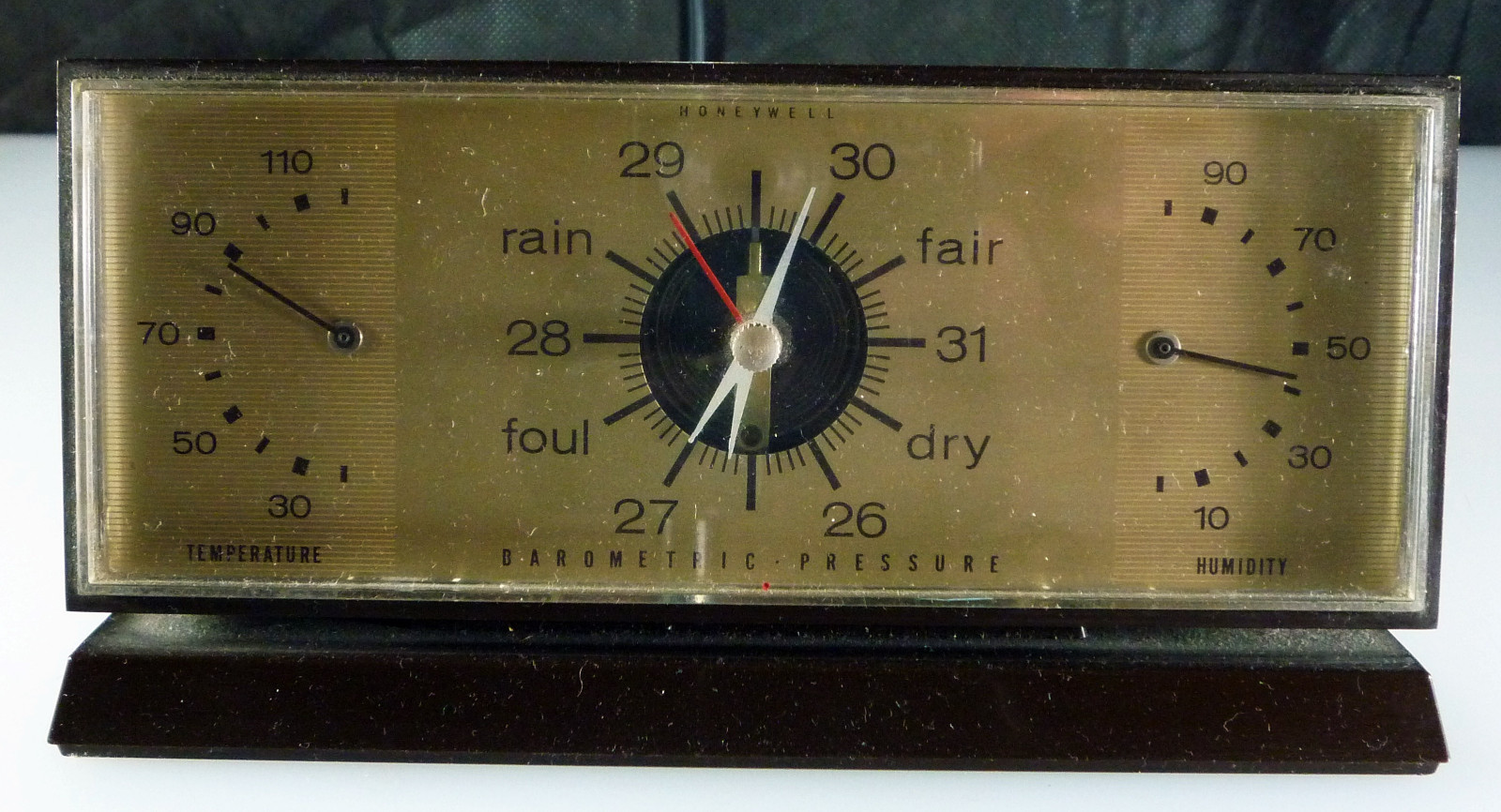 1960's Honeywell Barometer, Temp Humidity Gauge, Works Great, USA ...