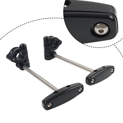 Universal Motorcycle 7/8 22mm Standard Handlebar Windshield Bracket ...