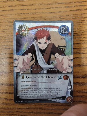 Naruto Collectible Card Game: Gaara of the Desert #295 Rare | eBay