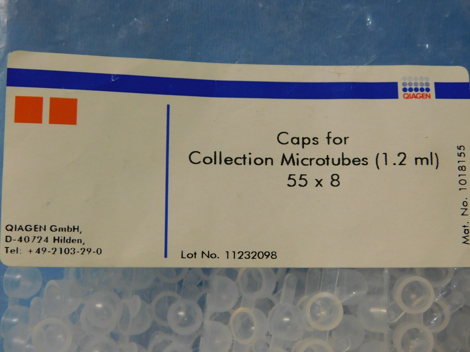 QIAGEN COLLECTION MICROTUBE CAPS 1.2ML 55 X 8 NEW CAT. NO. 19566 | eBay