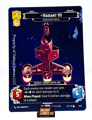 Star Wars Unlimited Radiant VII #1045 Prestige Jump to Lightspeed | eBay