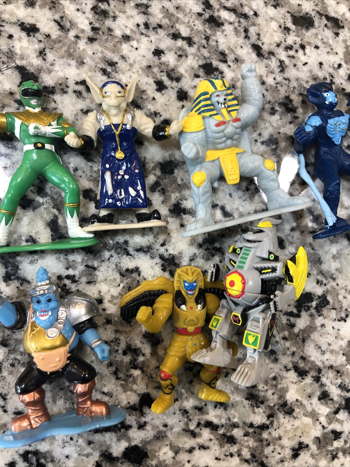 LOT of 8 1993 1994 Bandai Mighty Morphin Power Rangers PVC 3 ...
