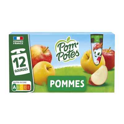 Compotes pomme nature POM'POTES x12 90 gr | eBay