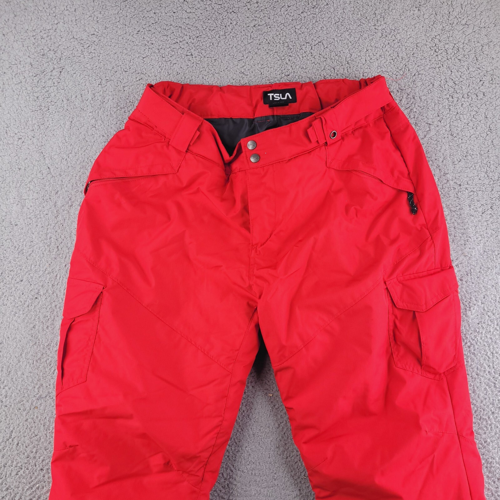 TSLA Snow Pants Womens XL Red Snow Ski Winter Waterproof Insulated | eBay
