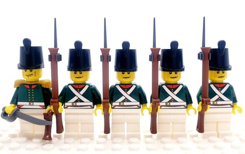 Russian Line Infantry Soldiers Napoleonic Wars made with real LEGO ...