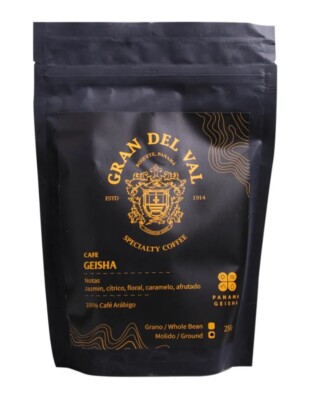 Gran Del Val Washed Ground Geisha Coffee (Lot of 2 - 250gr packages ...