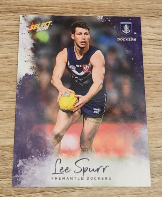 2018 AFL SELECT FREMANTLE DOCKERS LEE SPURR SINGLE COMMON CARD | eBay