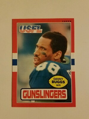 1985 Topps USFL Danny Buggs #114 San Antonio Gunslingers | eBay