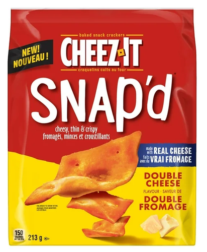 Cheez-It Snap'd Double Cheese Flavor Crackers, 213g | eBay
