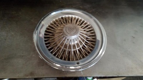 15 Inch Wire Rim Wheel Cover Center Cap 3-1/2 Inch Hub 1973-78 BUICK ...