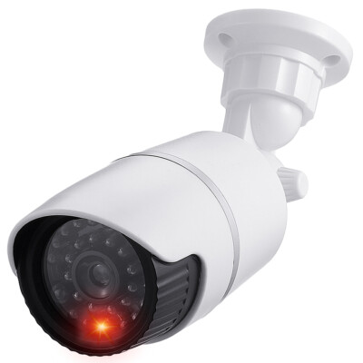 DUMMY BULLET CCTV SECURITY CAMERA FLASHING LED INDOOR OUTDOOR FAKE CAM ...