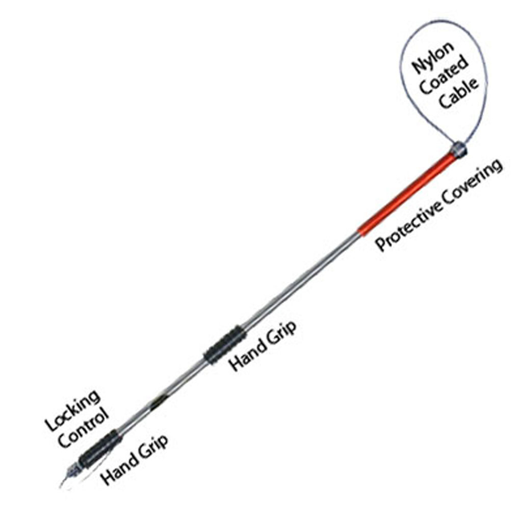 Ketch-All Animal Restraint Pole Snare 4 Foot Vicious Mean Dog Cat Metal ...