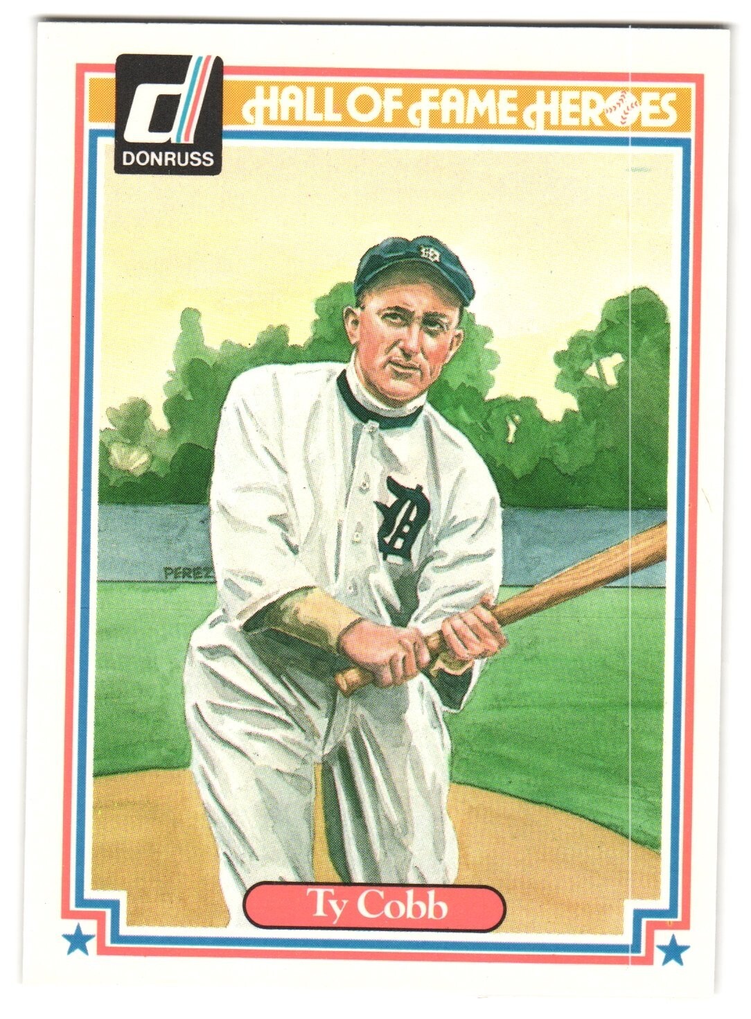 Ty Cobb 1983 Donruss MLB Hall of Fame Heroes Card # 1 | eBay
