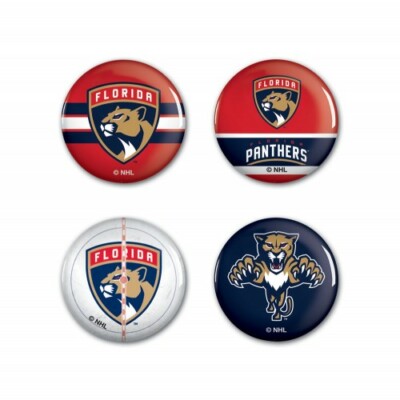 Florida Panthers Wincraft NHL Button Pins 4 Pack 1-1/4" Round | eBay