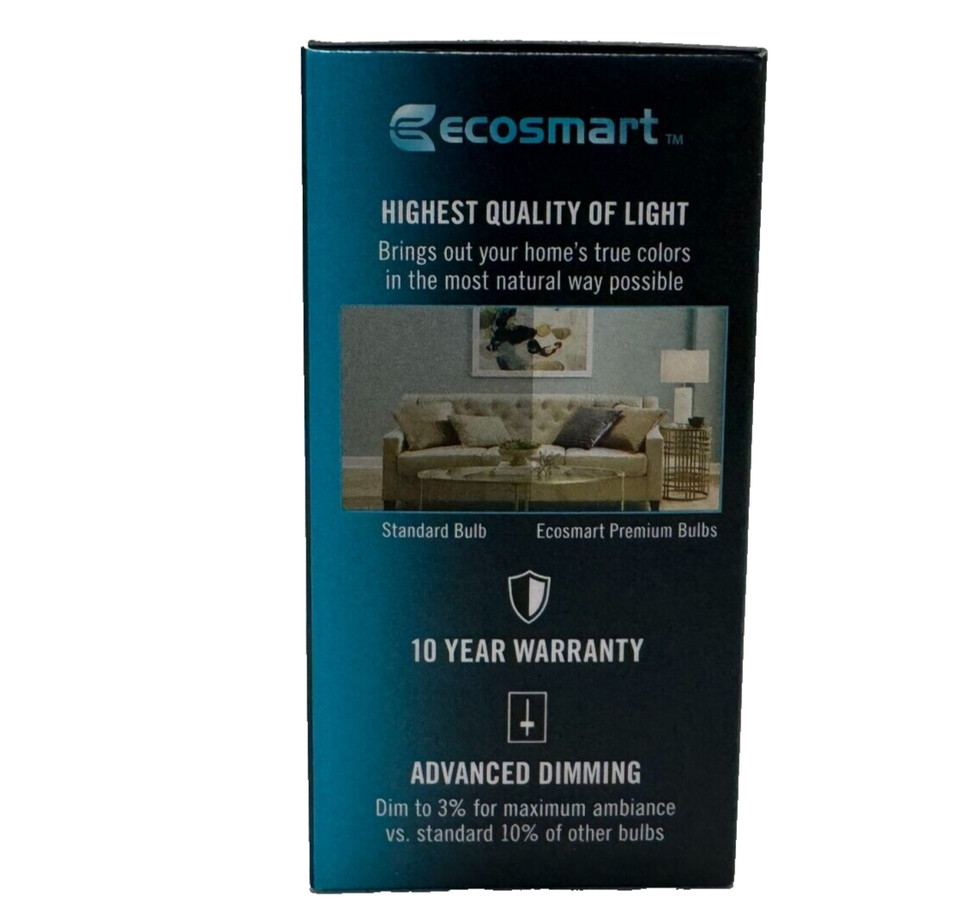 Ecosmart 60W LED Bulb, Color Changing A19 with Remote | eBay