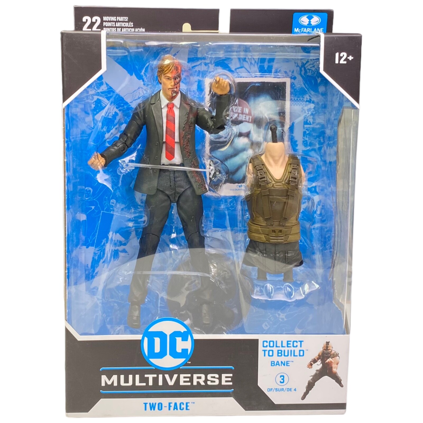 New McFarlane DC Multiverse Dark Knight Trilogy 7" Two-Face Action ...