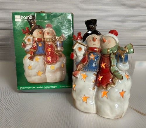 JC Penny Home Collection Snowman Decorative Accent Light Unwrap the ...