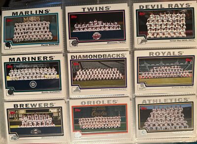 Topps 2004 MLB Baseball TEAM CARDS - You Pick Card - Complete Your Set ...