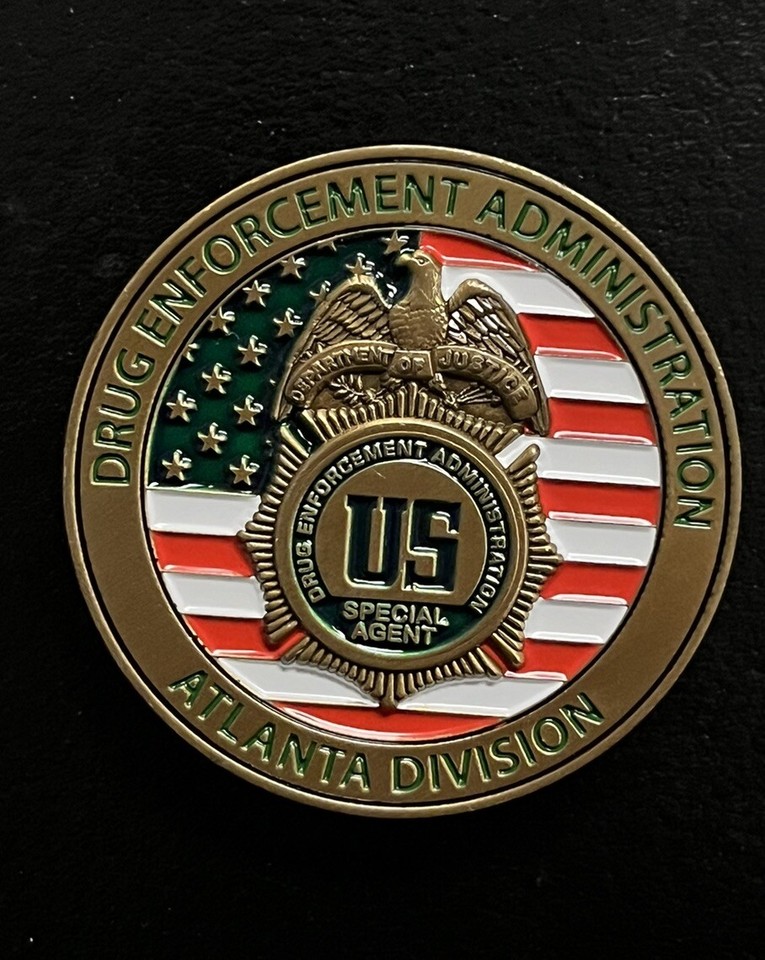 DEA Atlanta Division Grinch Challenge Coin | eBay