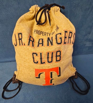 Vintage MLB Texas Rangers Jr Rangers Club Drawstring Backpack - Gray ...