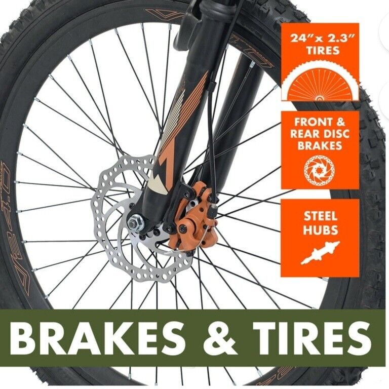 Ozark Trail 24 in. Youth Glide Aluminum Mountain Bicycle, 8 Ozark Trail 24 in. Youth Glide Aluminum Mountain Bicycle, 8