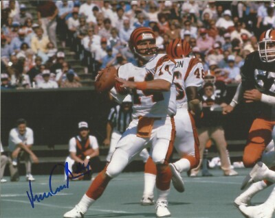 CINCINNATI BENGALS LEGEND KEN ANDERSON SIGNED 8X10 4X ALL PRO 1981 NFL ...