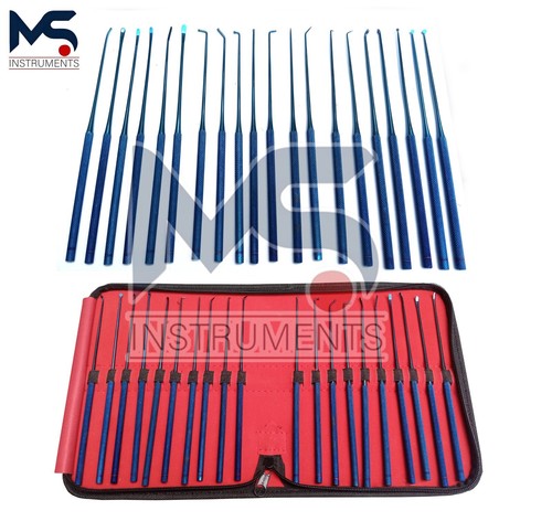Rhoton Micro Dissector Expanded 20 PCS Set of Stainless Steel with ...