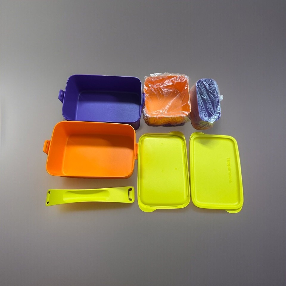 Tupperware Click To Go Stackable Containers – Lunch, Picnic & Meal ...
