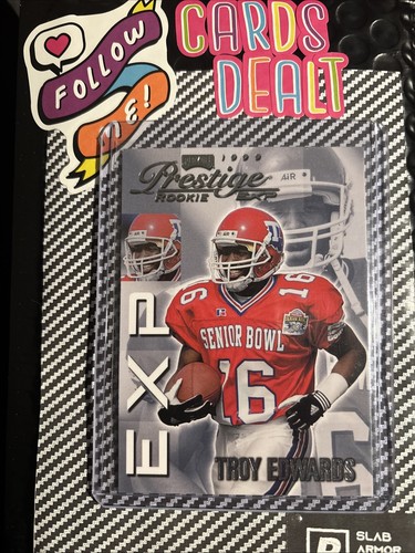 1999 Playoff Prestige EXP Football Rookie Troy Edwards #EX29 (RC ...