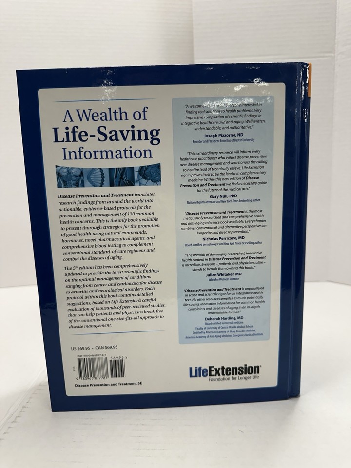 Disease Prevention and Treatment by Life Extension Foundation (2013 ...