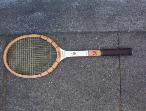 Vintage Wilson Jack Kramer Autograph wooden tennis racquet | eBay