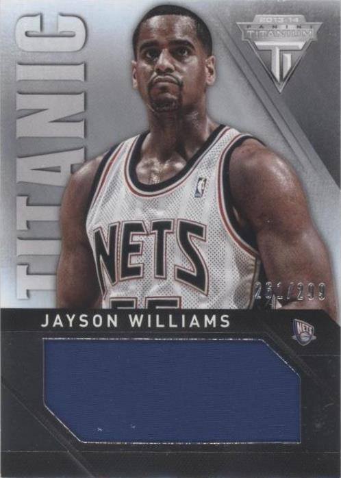 2013-14 Panini Titanium - Titanic Threads Jumbo Jayson Williams #49 / ...