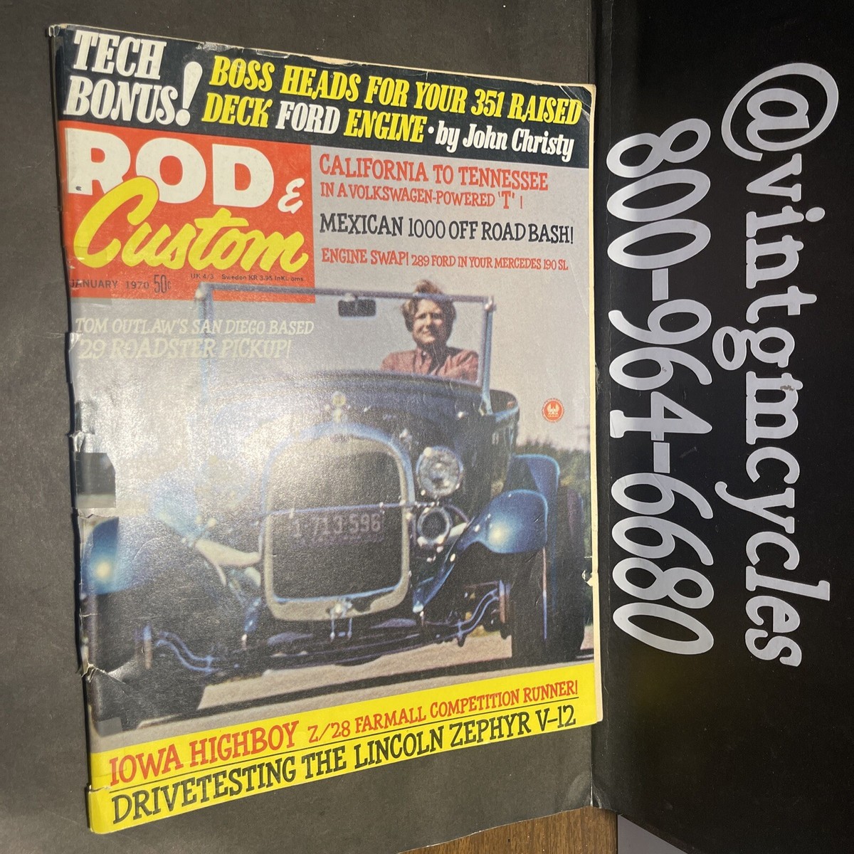 Rod And Custom Magazine 1970