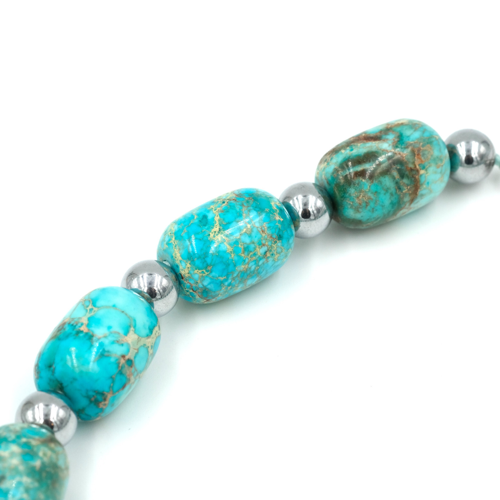 Lucas Lameth Turquoise Sea Sediment Jasper Necklace - Gem