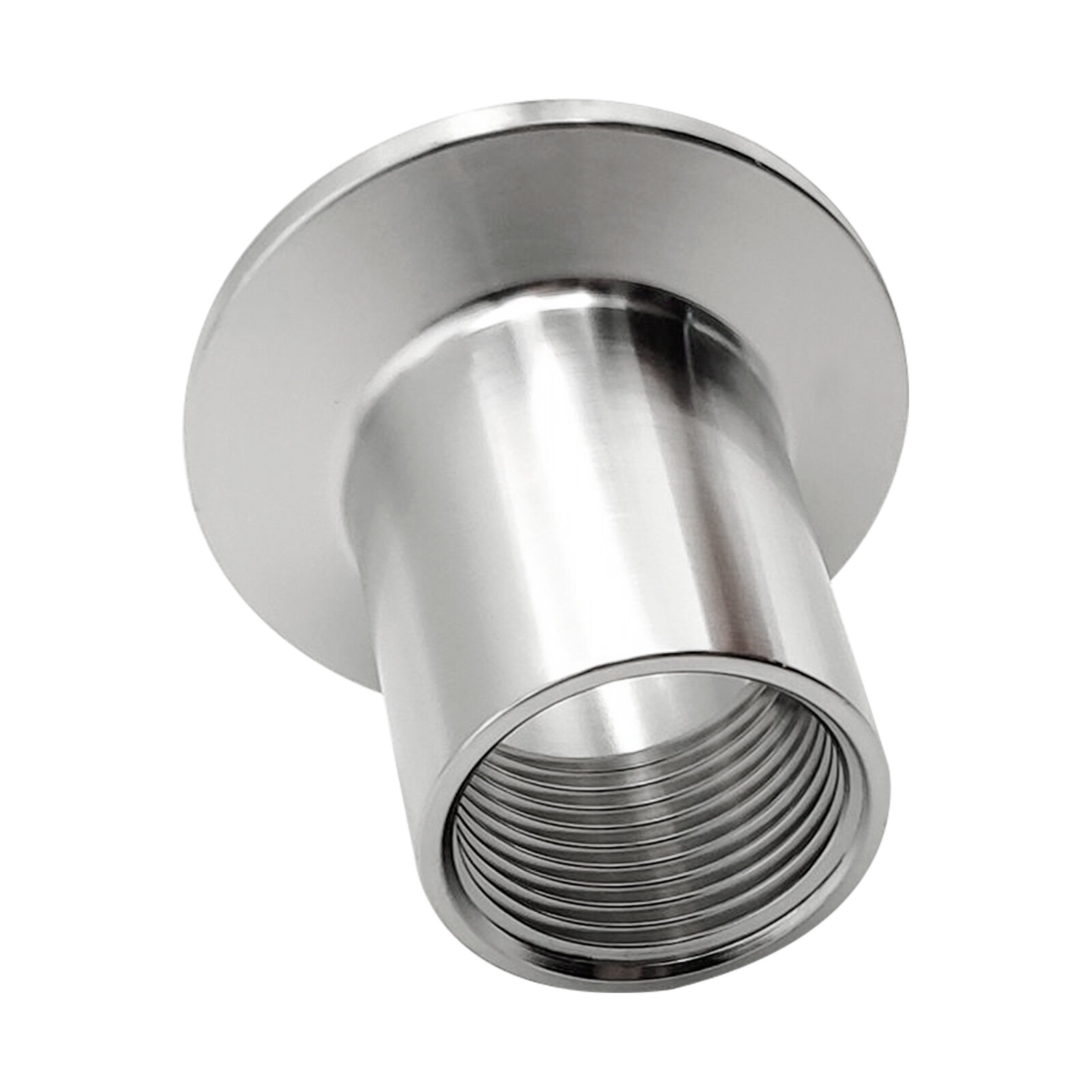 3/4" DN20 Sanitary Female Threaded Ferrule Pipe Fittings Tri Clamp Type ...