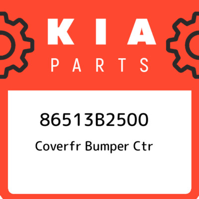 86513B2500 Kia Coverfr bumper ctr 86513B2500, New Genuine OEM Part | eBay