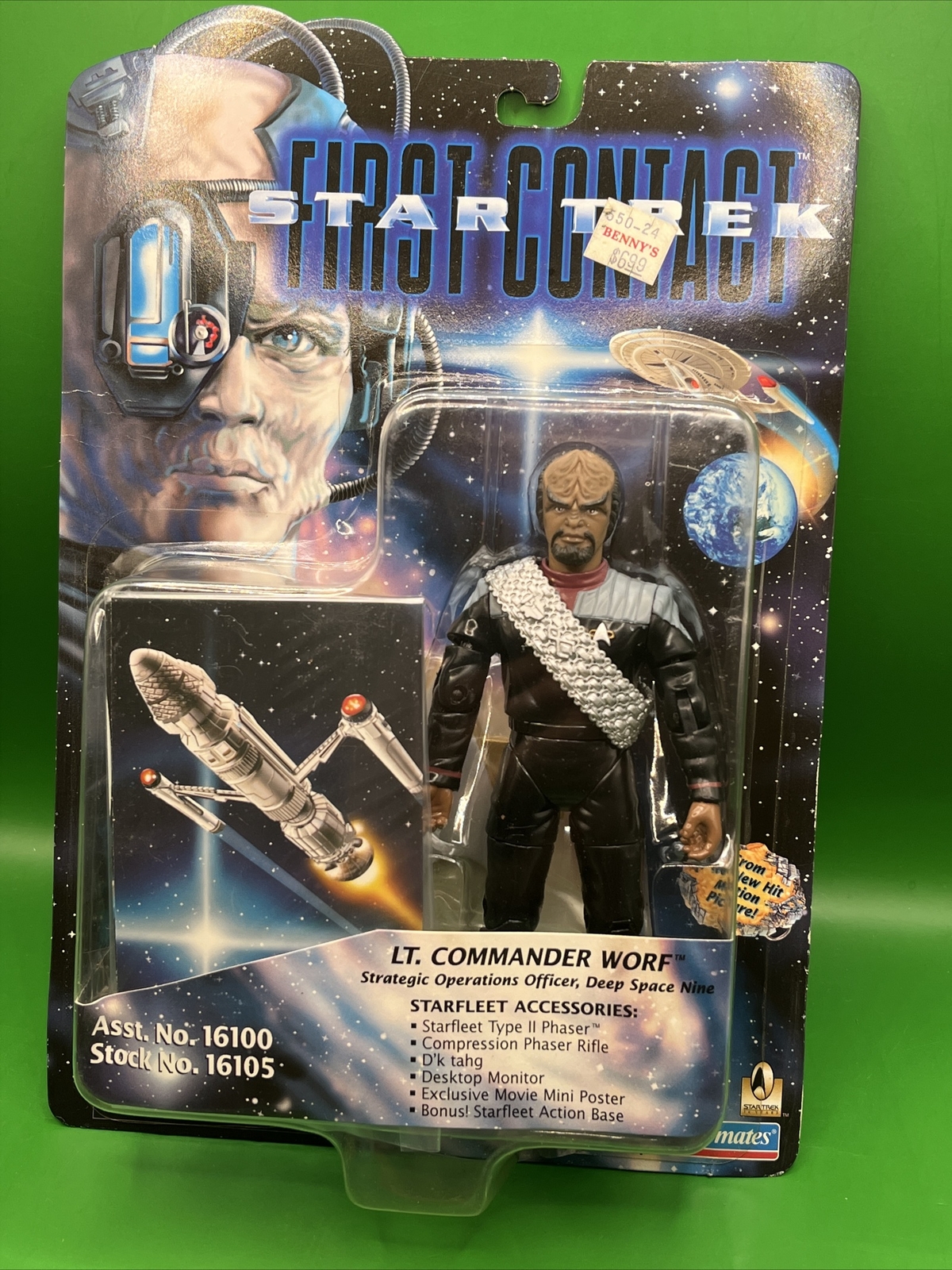 Playmates Toys Star Trek - First Contact Lt. Commander Worf Action ...