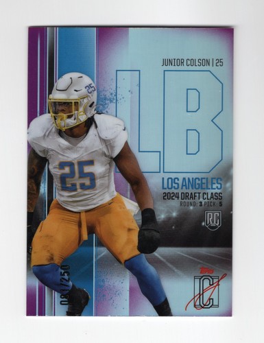 2024 Topps Signature Class Junior Colson #RCV-76 Rookie RC Magenta /250 ...
