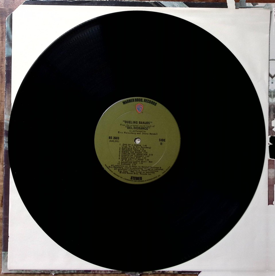 ERIC WEISSBERG STEVE MANDELL DUELING BANJOS SOUND TRACK DELIVERANCE LP ...