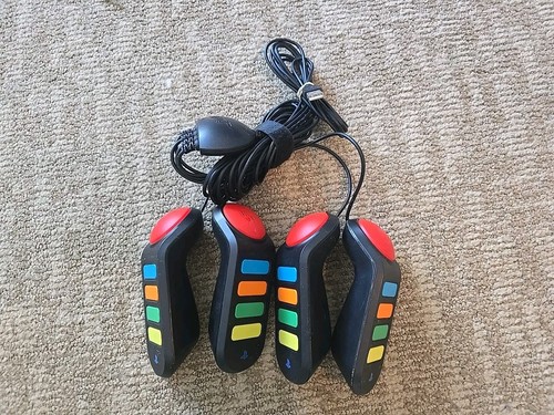 Sony PlayStation PS2 PS3 BUZZ Quiz SCEH-0005 Controllers USB Set Trivia ...