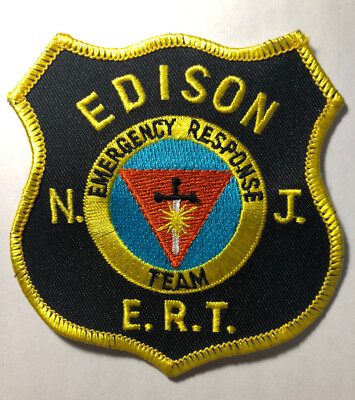 Edison New Jersey Police Emergency Response Team ERT Patch ~ Style 1 ...