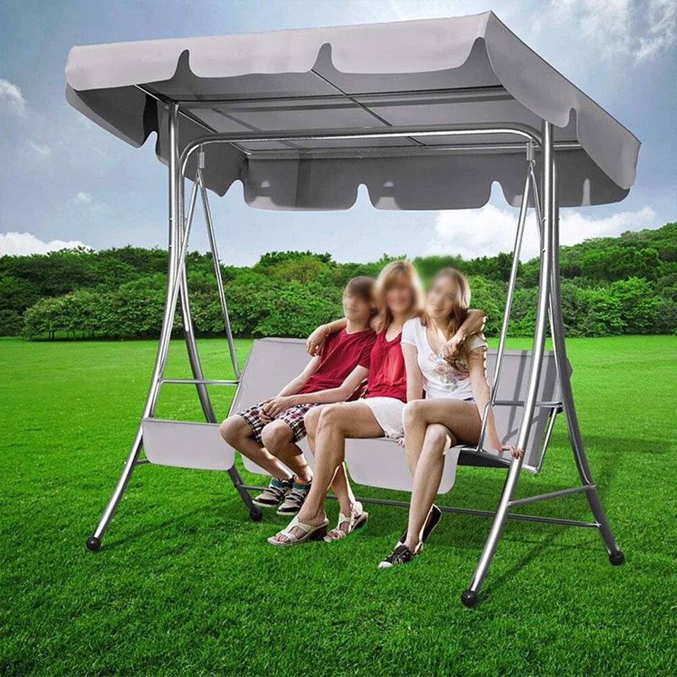 Outdoor Swing Chair Canopy Roof Shade Multi-color Swing Chair Awning ...