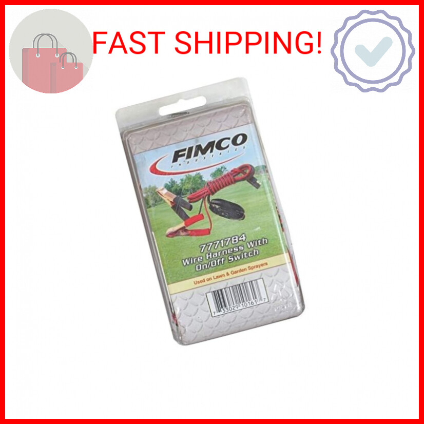 Fimco 7771784 Wire Harness with On/Off Switch, 8-Feet Lead Wire with ...