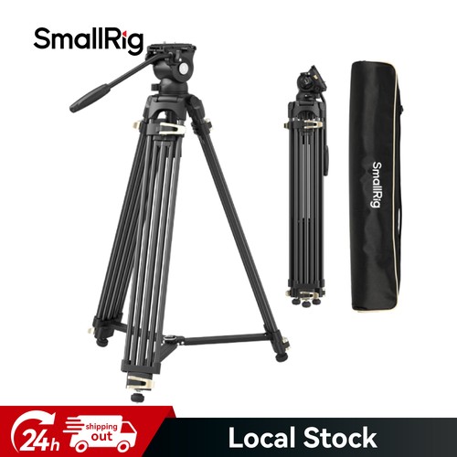 SmallRig 74" Heavy Duty Tripod Maxload. 13.2lb/6kg for DSLR Camera ...