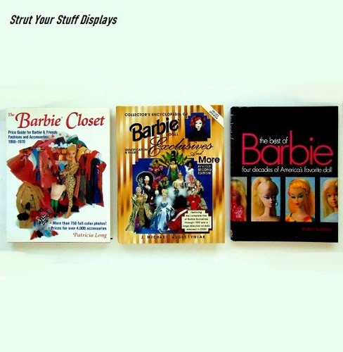 3 BARBIE COLLECTOR BOOKS. Identify dolls & fashion. Full-color photos ...