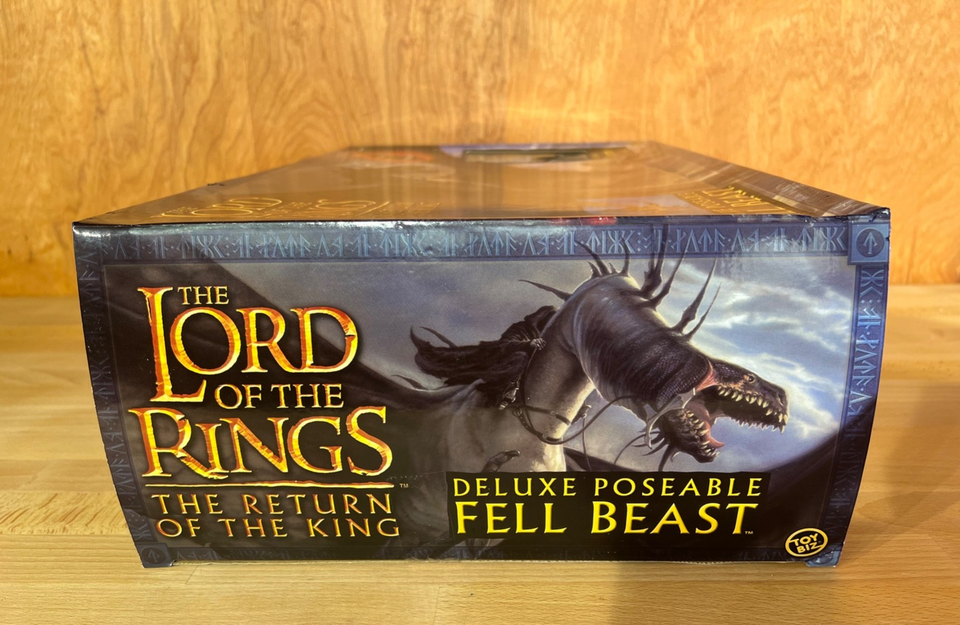 Deluxe Posable Fell Beast Ringwraith Rider Morgul Lord Of The Rings Toy ...